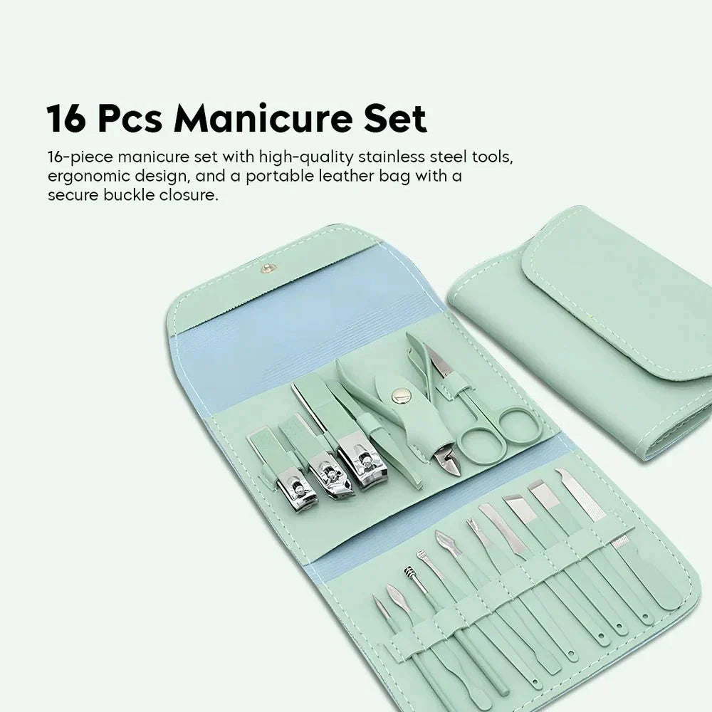 Portable Steel Nail Care Set